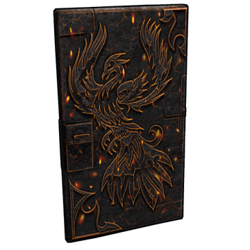 Fire Phoenix Metal Door
