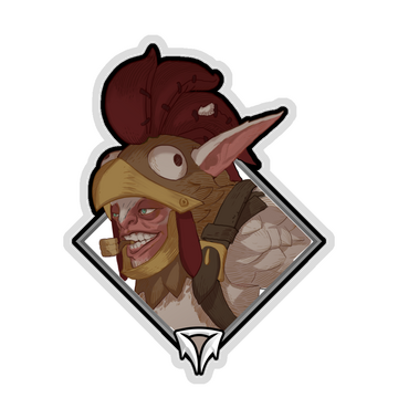 Crownfall Sticker - Chicken Meepo Skin | CS2, Rust, Dota 2 Items