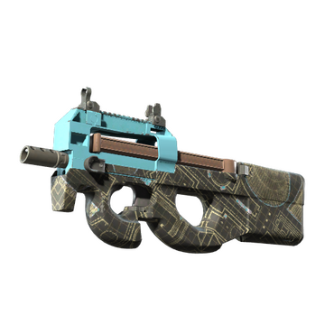 P90 | Facility Negative Skin | CS2, Rust, Dota 2 Items