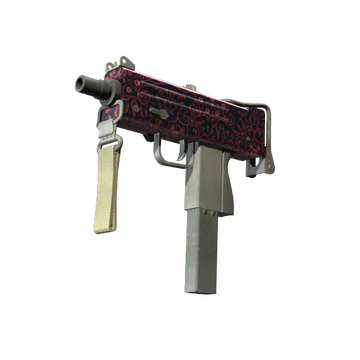MAC-10 | Red Filigree Skin | CS2, Rust, Dota 2 Items
