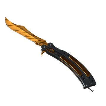 Butterfly Knife | Tiger Tooth Skin | CS2, Rust, Dota 2 Items