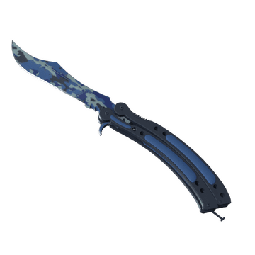 Butterfly Knife | Bright Water Skin | CS2, Rust, Dota 2 Items