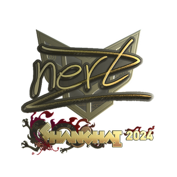 Sticker | NertZ (Gold) | Shanghai 2024 | Detailed Overview | Updated