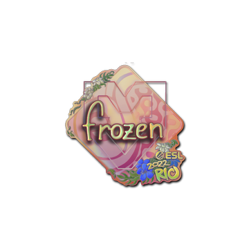 Sticker | frozen (Holo) | Rio 2022 Skin | CS2, Rust, Dota 2 Items
