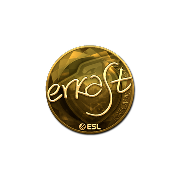 Sticker | erkaSt (Gold) | Katowice 2019 | Detailed Overview | Updated