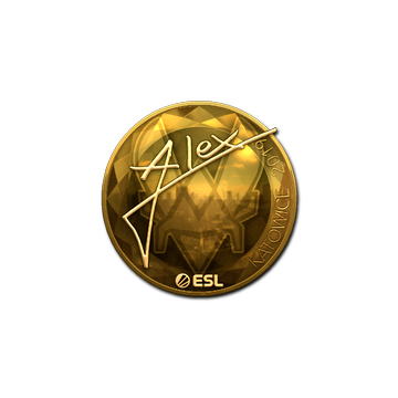 Sticker | ALEX (Gold) | Katowice 2019 | 詳細な概要 | 更新済み