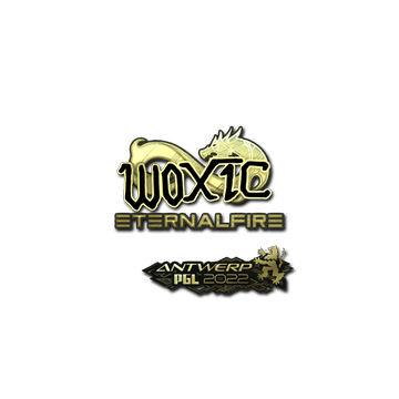 Sticker | woxic (Gold) | Antwerp 2022 | 詳細な概要 | 更新済み